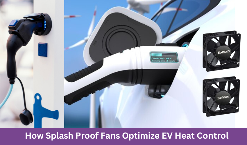 Enhancing EV Charger Efficiency with Splash Proof Fans – Sofasco Fans